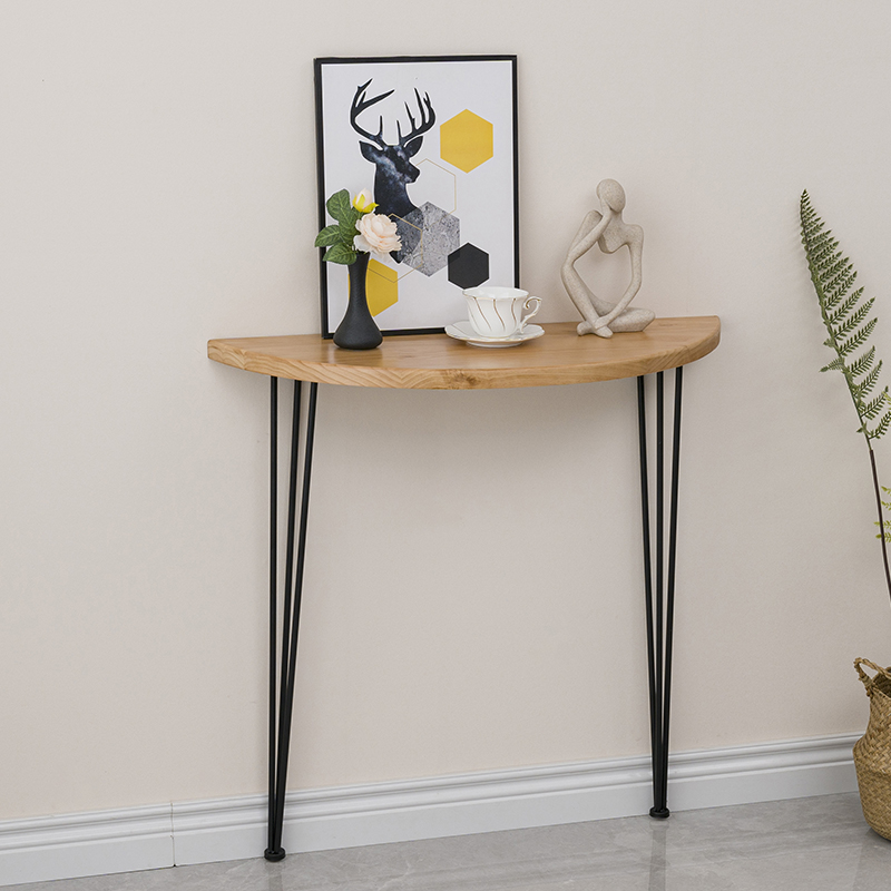 Table d'appoint design console étroite demi-cercle • Ma Table d'appoint