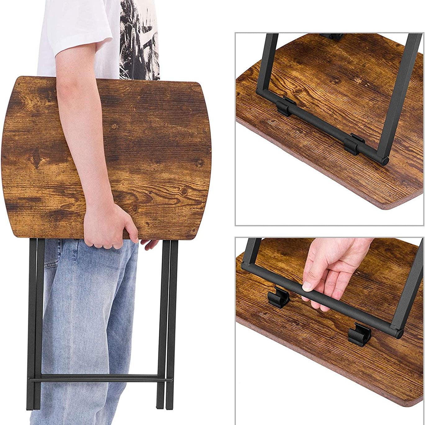 Table d'appoint pliante style industriel • Ma Table d'appoint