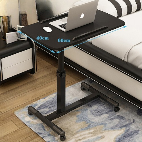 Table d'appoint réglable pliante et à roulettes avec plateau finition ...