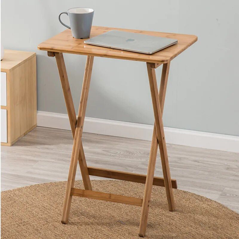 Table d'appoint pliante et moderne en bambou • Ma Table d'appoint